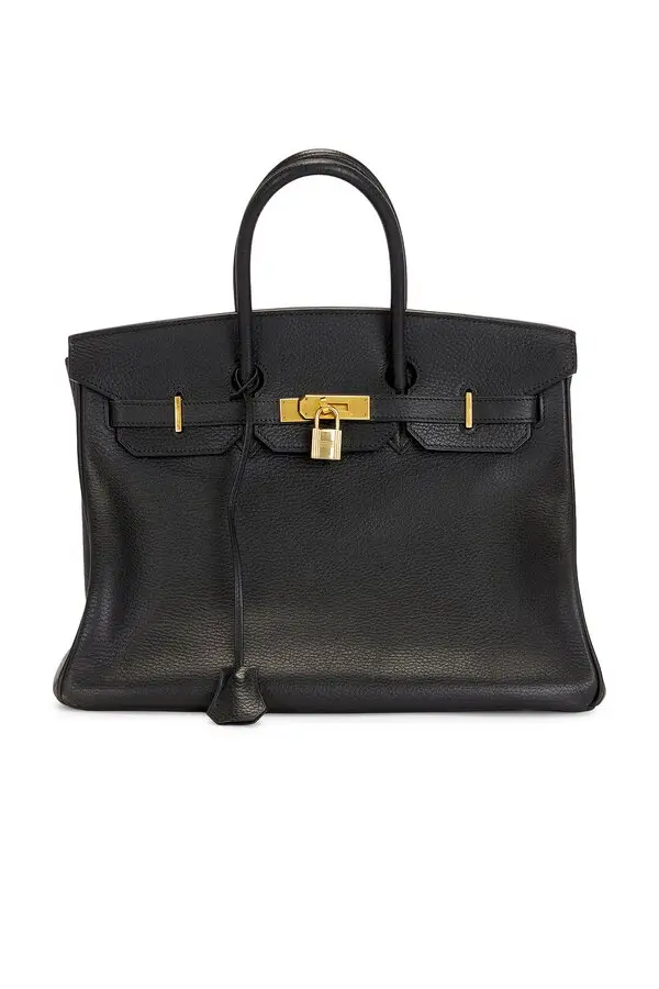 Hermès Ardennes Birkin 35 Retourne Handbag - Noir