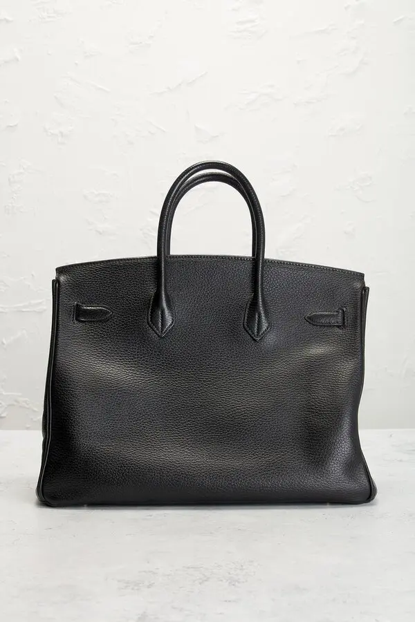 Hermès Ardennes Birkin 35 Retourne Handbag - Noir