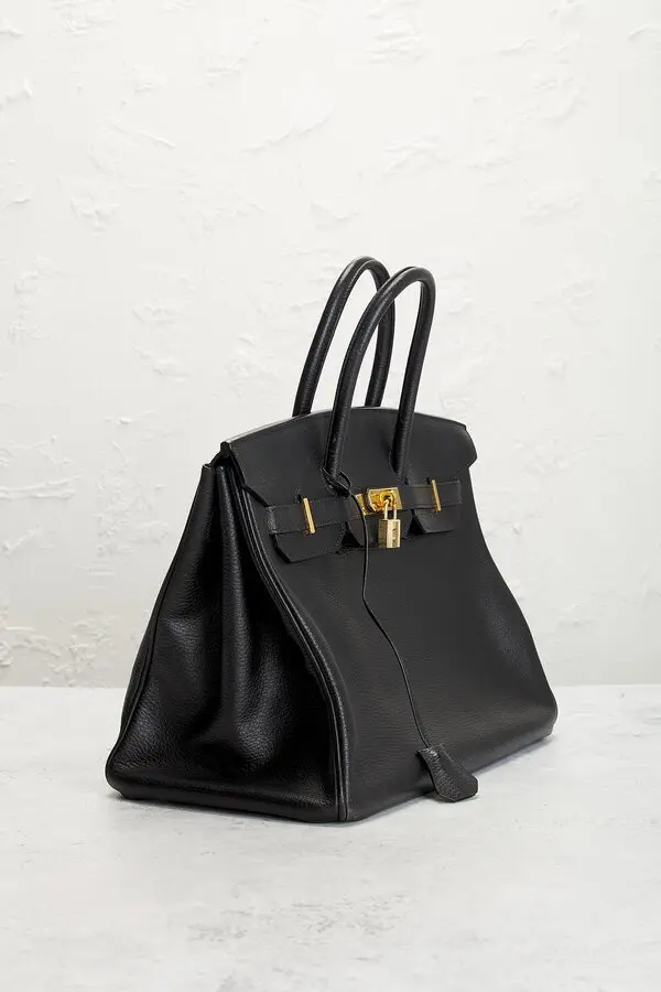 Hermès Ardennes Birkin 35 Retourne Handbag - Noir