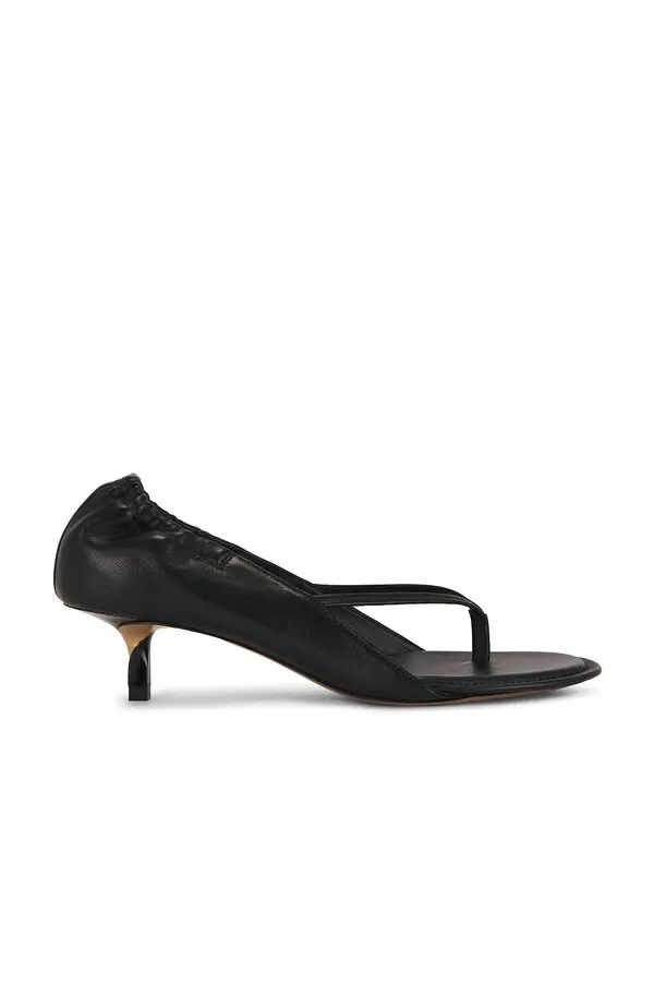 Jacquemus Les Sandales Nu-pieds B Kitten Heel Sandals - Black
