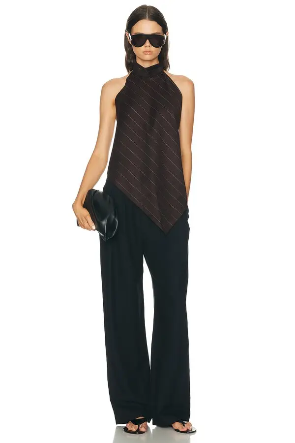 Helmut Lang Halter Scarf Top
