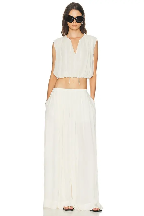 FRAME The Wave Top - Cream