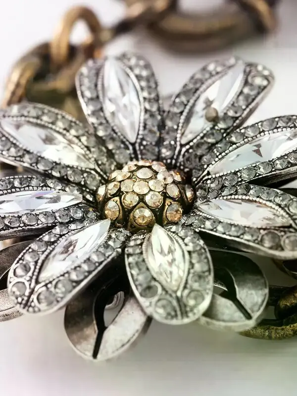 LANVIN Embellished Flower Bracelet