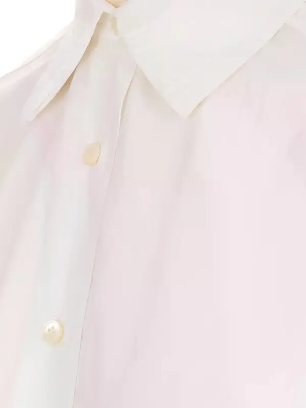 JIL SANDER Pleated Collar Shirt Dress
