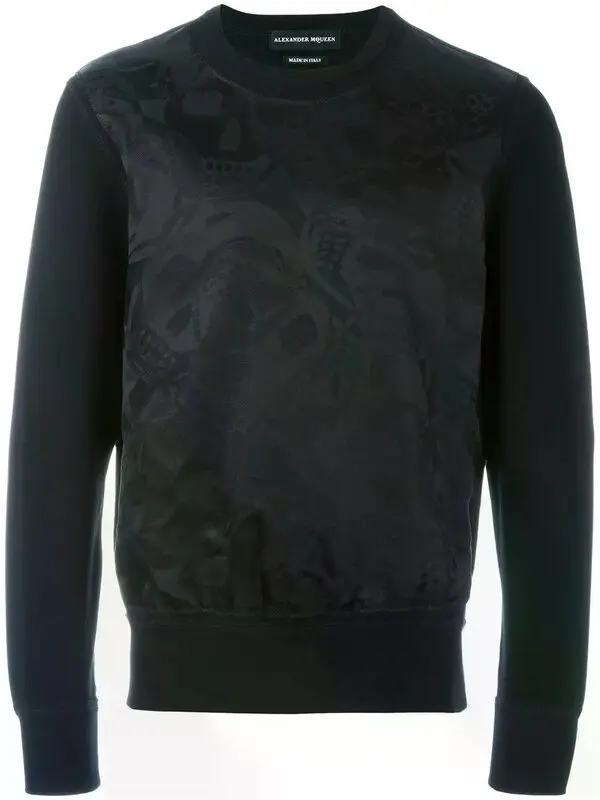 Alexander McQueen Skull Jacquard Sweatshirt