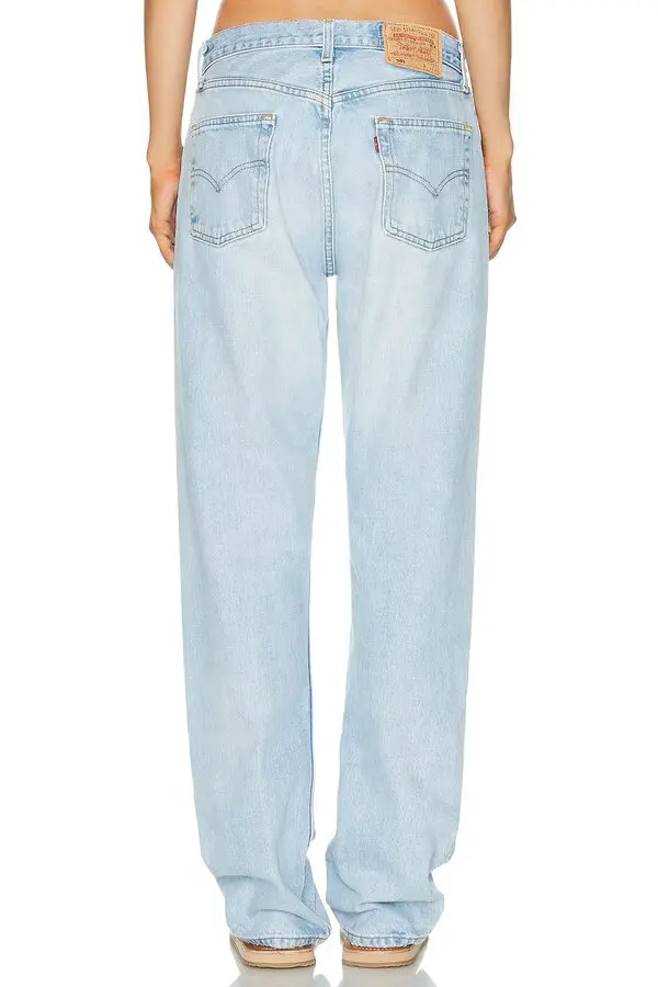 ALIGRACE Tomboy Straight Leg Jeans In Blue