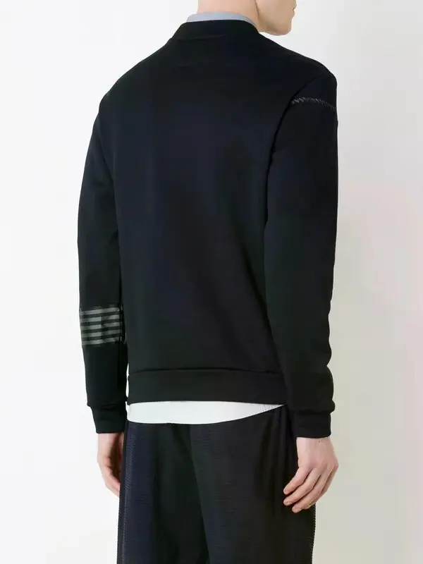 WOOYOUNGMI Striped Trim Sweatshirt