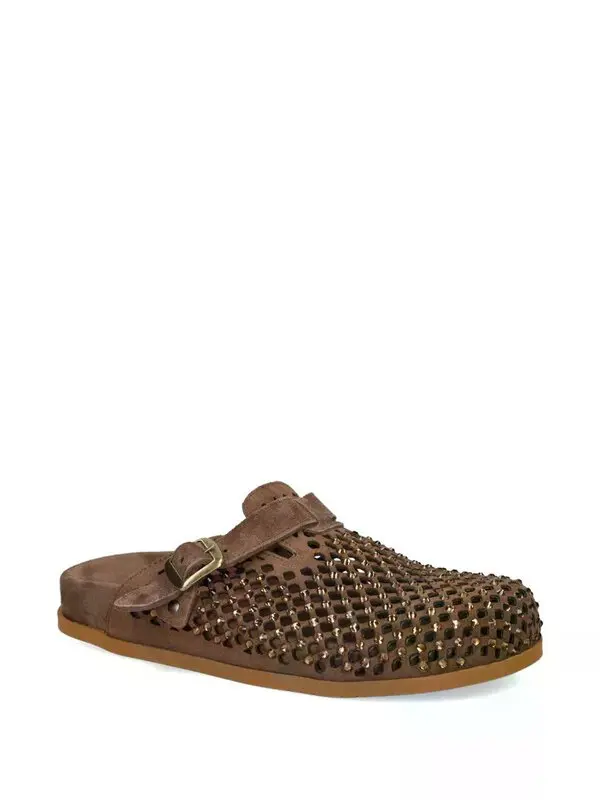 METISSE Crystal-embellished Mules