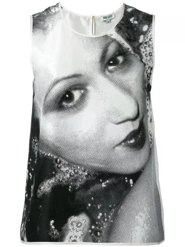 Kenzo Classic Print Tank Top