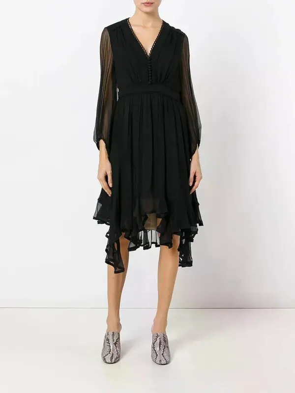 Chloé Handkerchief Hem Dress