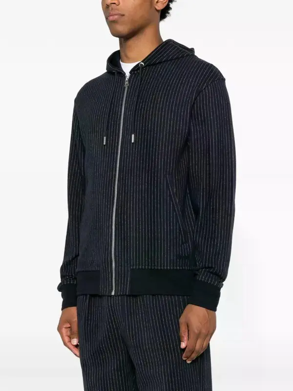 Mackage Pinstriped Zip-up Hoodie