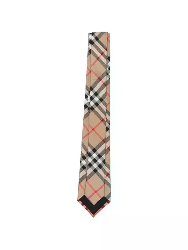 Burberry Check Pattern Neck Tie