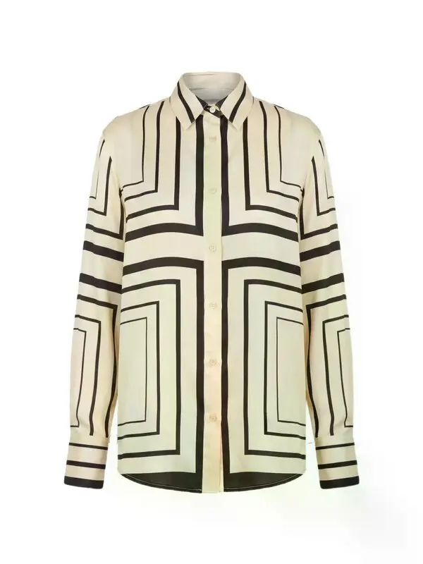 NICHOLAS Iris Long-sleeve Shirt - Neutrals