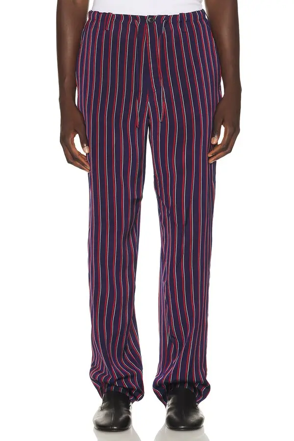 Dries Van Noten Penny Long Pants - Dark Blue