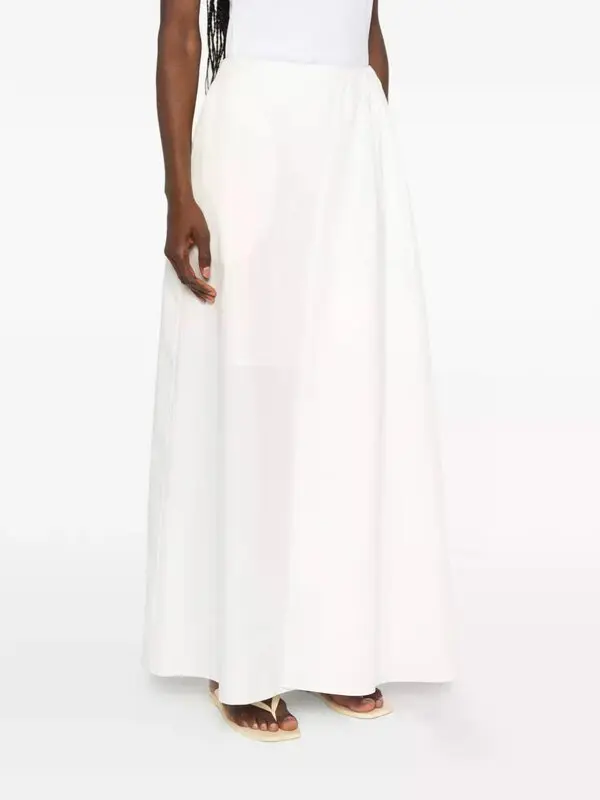 VIKTORIA CHAN Eos A-line Maxi Skirt - White