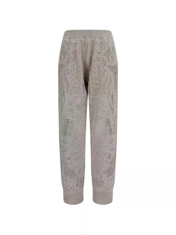 Brunello Cucinelli Dazzling Water Lilies Track Pants