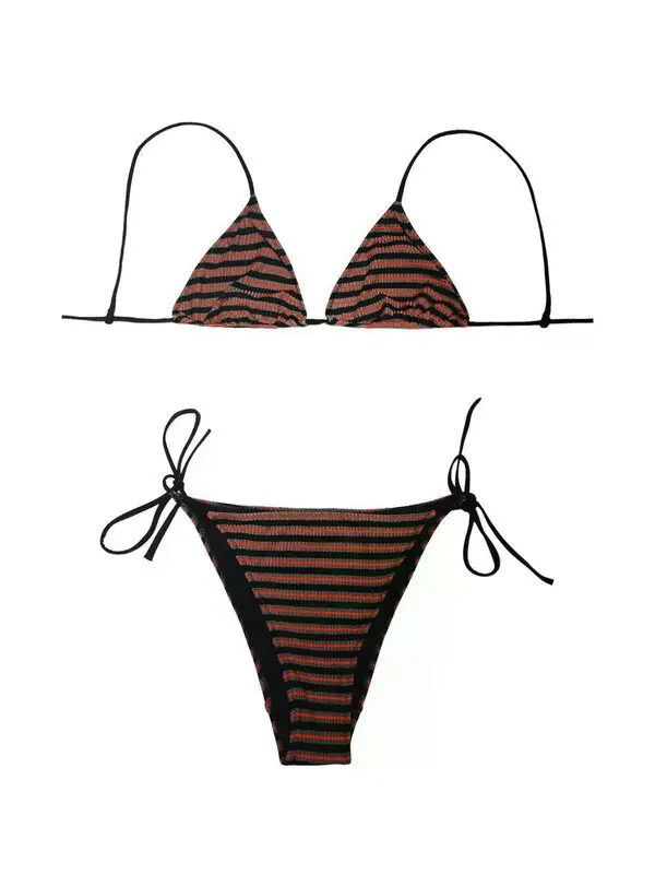 LIDO Venti Striped Bikini - Black