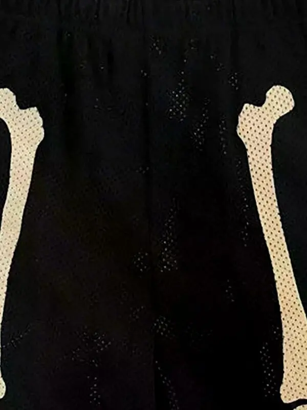ERIC EMANUEL Bone Print Mesh Shorts