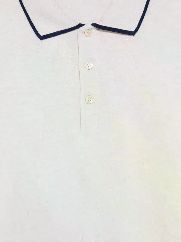 GRAN SASSO Contrast-trim Short-sleeve Polo Shirt