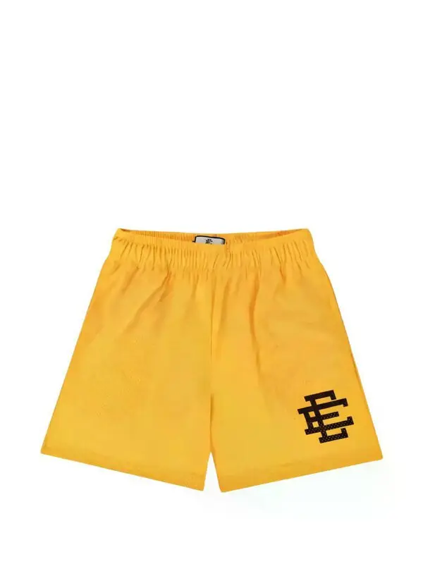 ERIC EMANUEL Mesh Texture Logo Shorts
