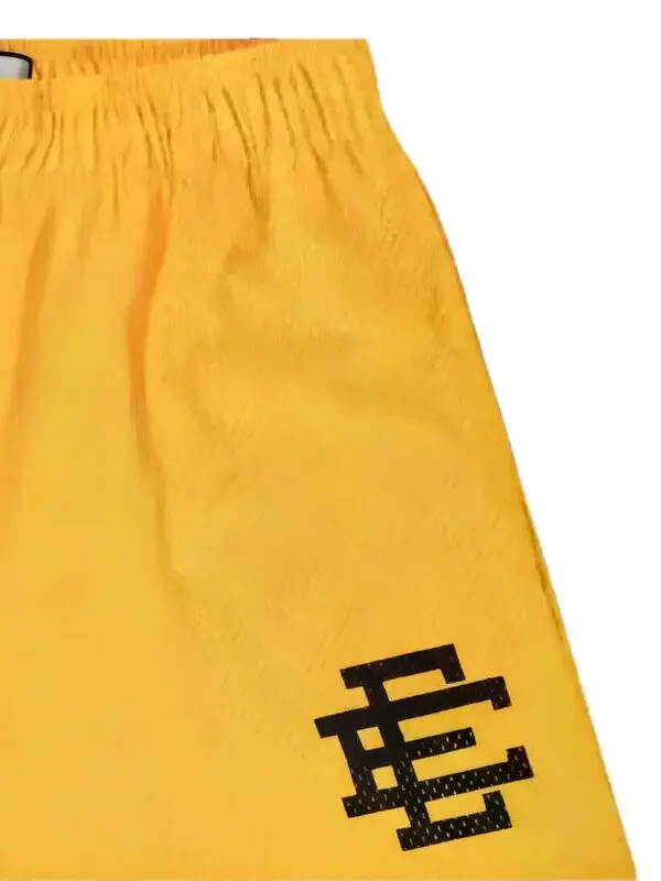 ERIC EMANUEL Mesh Texture Logo Shorts