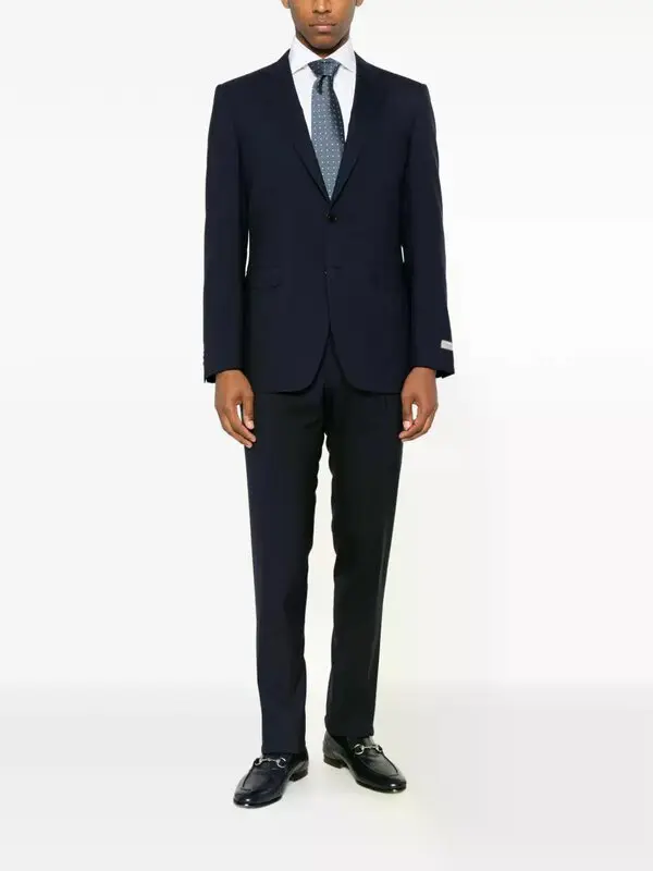 Canali Check-pattern Wool Suit