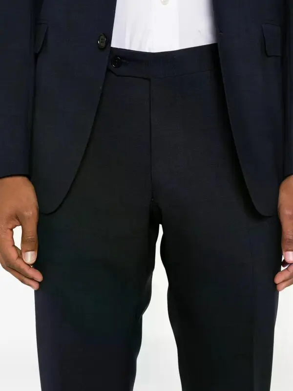 Canali Check-pattern Wool Suit