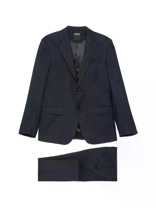 Zegna Flap-pocket Single-breasted Suit