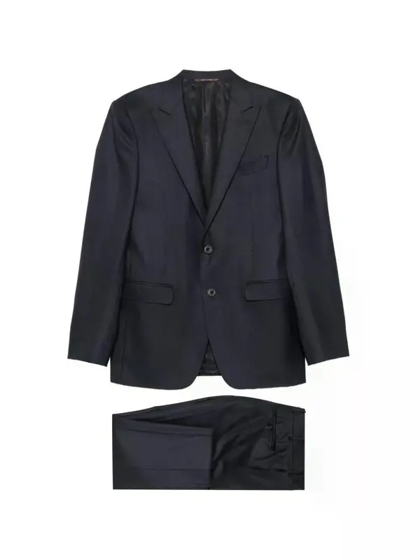 Canali Wool Single-breasted Suit