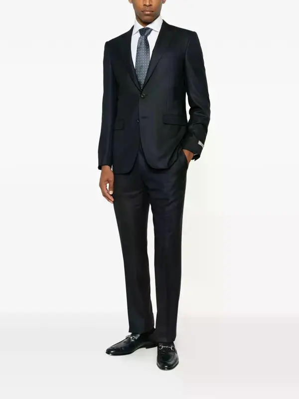 Canali Wool Single-breasted Suit
