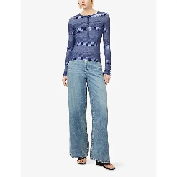 Rag & Bone Sofie Wide-leg Denim Jeans