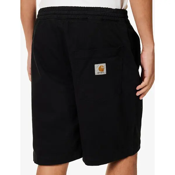 Carhartt Work In Progress Drawstring Cotton Shorts - Black