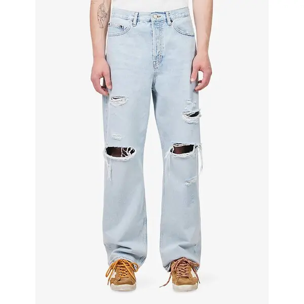 FRAME Baggy Oversized Denim Jeans