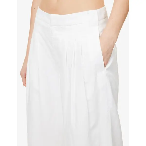 Rag & Bone Chappell Pleated Woven Wide-leg Trousers