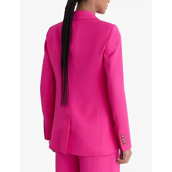 REISS Charli Linen-blend Suit Jacket
