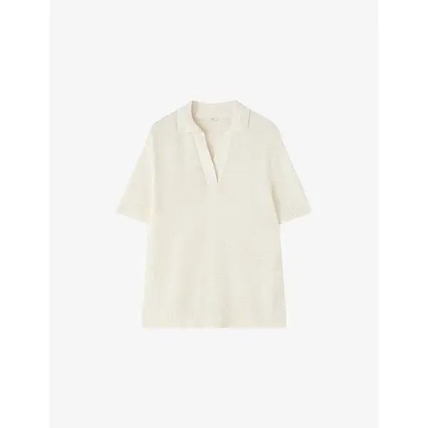 JOSEPH Ribbed Cotton-blend Knit Top - Wax