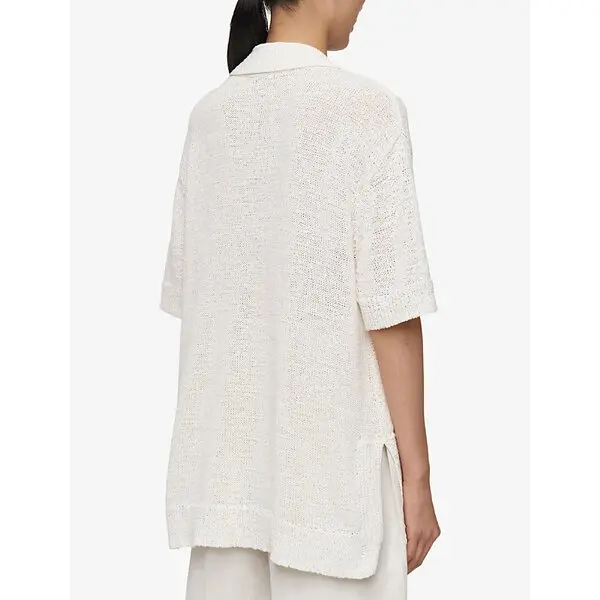 JOSEPH Ribbed Cotton-blend Knit Top - Wax