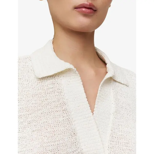 JOSEPH Ribbed Cotton-blend Knit Top - Wax