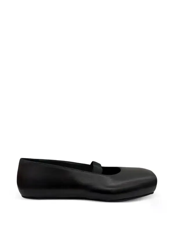 ALAINPAUL Alain Paul Square-toe Ballet Flats