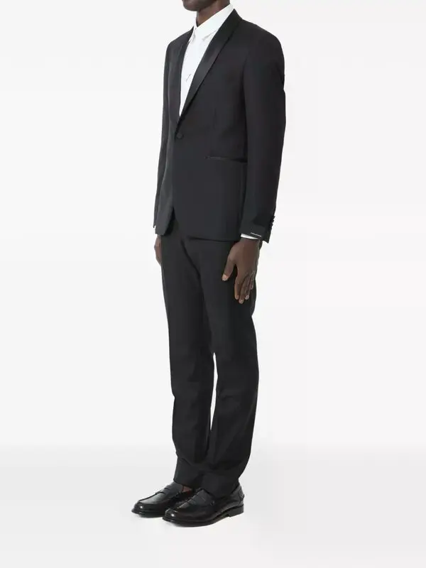 Tagliatore Super 110s Satin-lapel Wool Suit