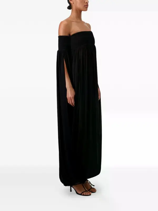 Coperni Off-shoulder Smock Maxi Dress