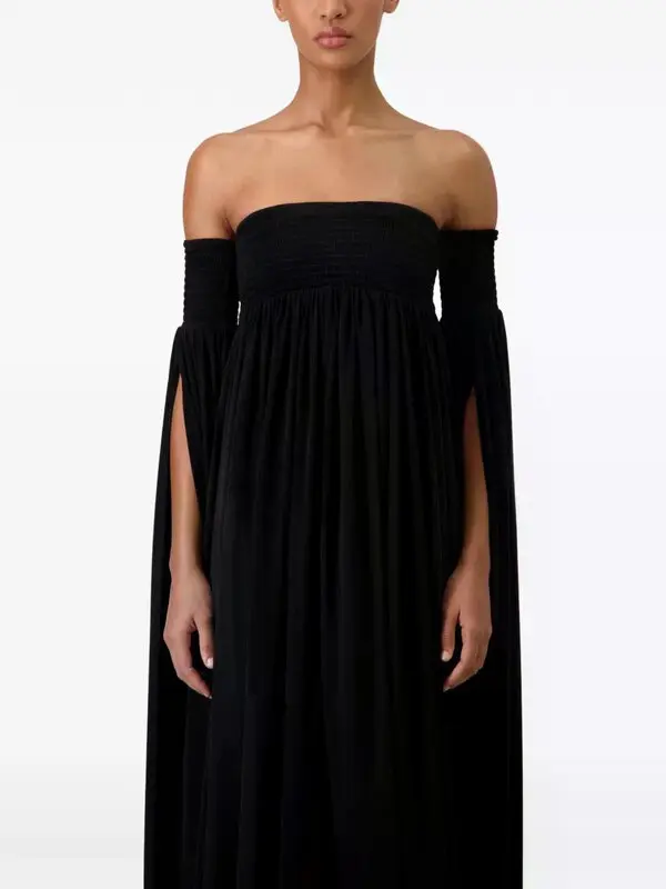 Coperni Off-shoulder Smock Maxi Dress