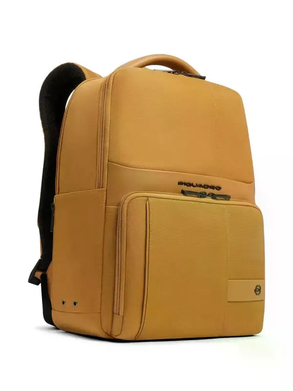 PIQUADRO Shock-absorbing Laptop Backpack - Brown