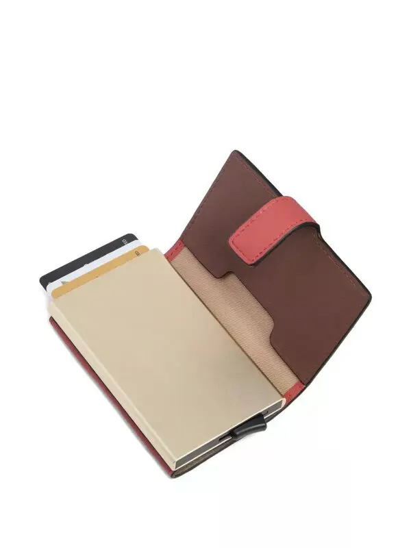 PIQUADRO Leather Pop-up Cardholder