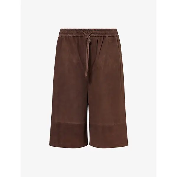 Loewe X Paula's Ibiza Drawstring Suede Shorts