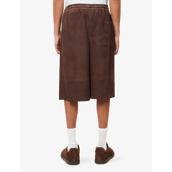 Loewe X Paula's Ibiza Drawstring Suede Shorts