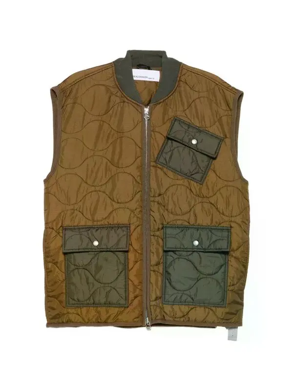 PEACEMAKER OAMC Quilted Gilet - Grey