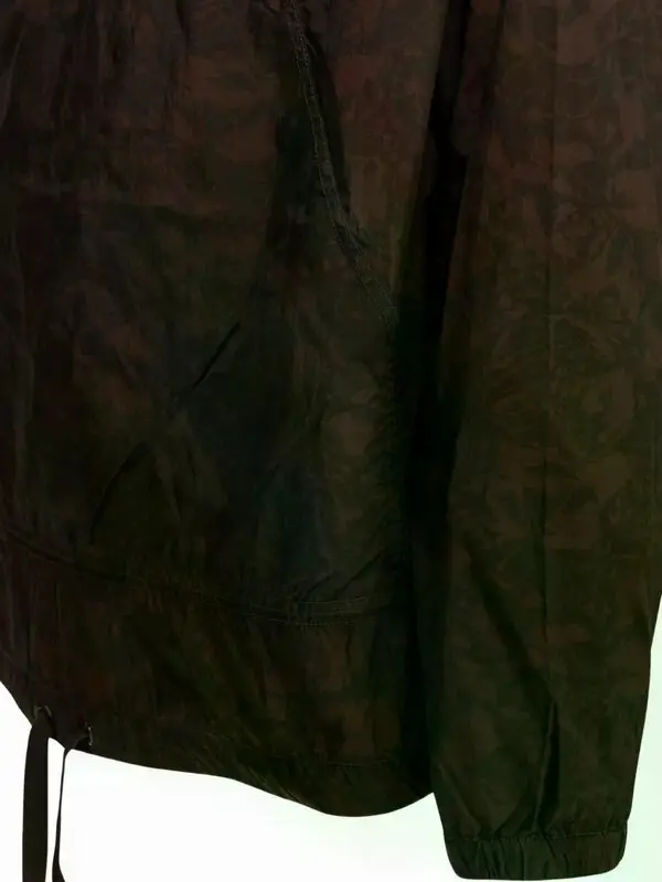 BEAMS Floral Print Hooded Windbreaker