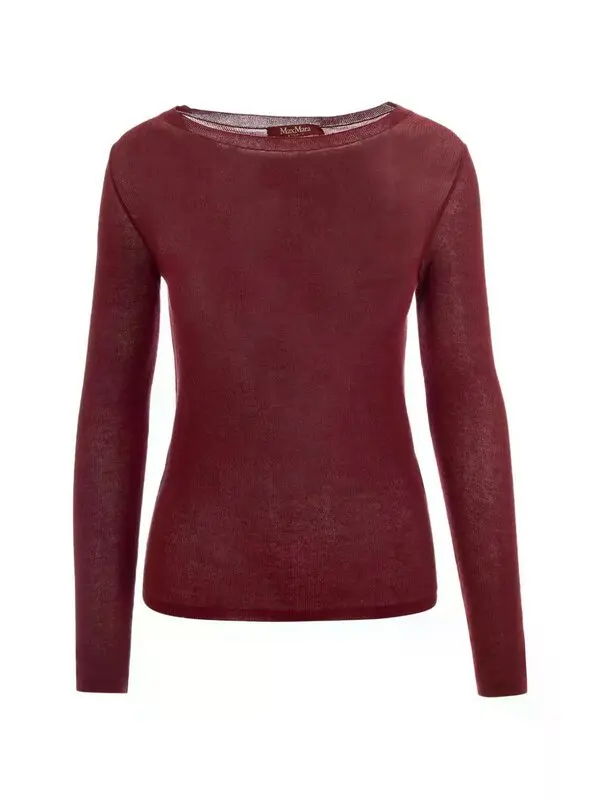 Max Mara Fine-knit Long-sleeve Sweater