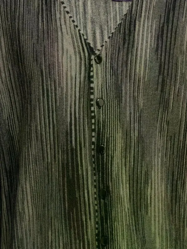 Needles V-neck Cardigan With Front Button Fastening
